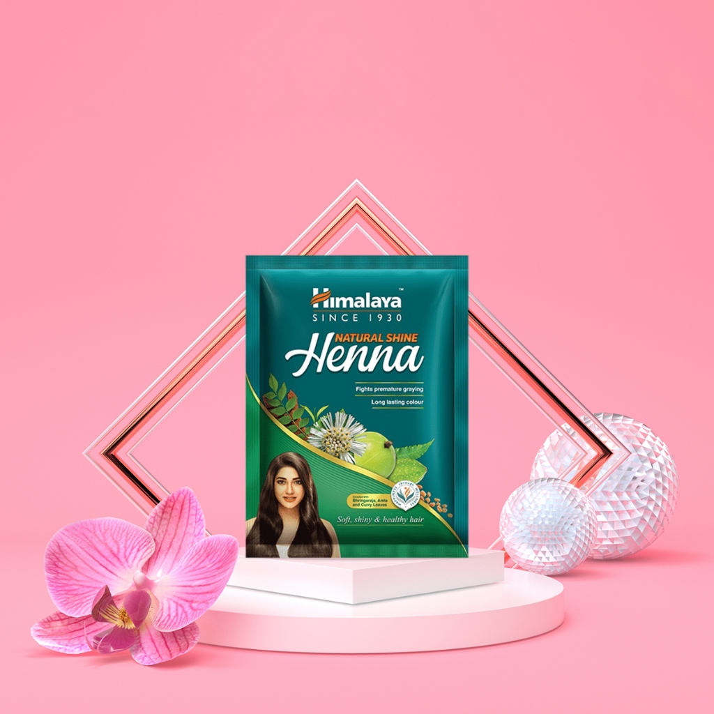 [HIMALAYA] HIMALAYA NATURAL SHINE HENNA HAIR DYE POWDER | Shopee ...