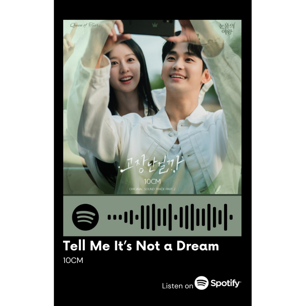 [Please order from 2c]Spotify card movie song Queen of Tears - Queen of ...