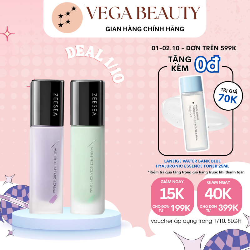 Zeesea Multi-Effect Isolation Cream makeup primer helps correct skin pigmentation for a even ...