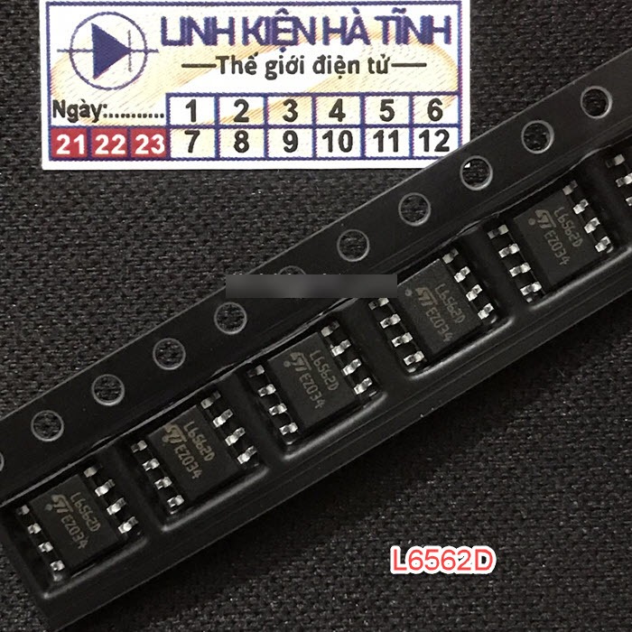 Combo of 5 power ICs L6562D l6562 sop-8 led beam power oscillator ic ...