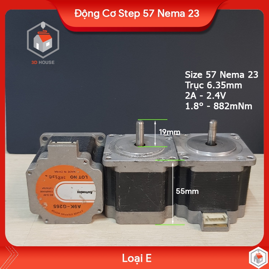 Stepper Motor - Step Nema 23 (Size 57) Core 8mm | Shopee Philippines