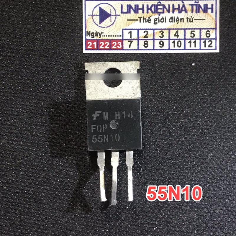 Bag of 5 FQP55N10 55N10 N-channel mosfet 55A/100V disassemble | Shopee ...