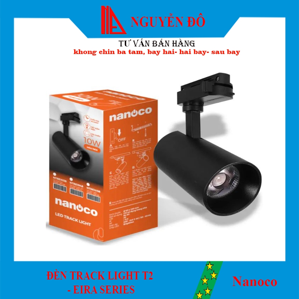 Tracklight T2 Eira Series led track light, 10W capacity with 3 light ...