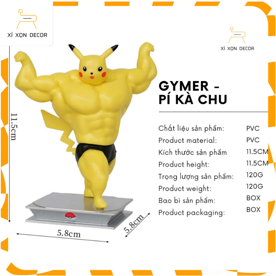 Anime Models Pikachu, Squirtle, Bulbasaur, Charmander - Bodybuilding ...