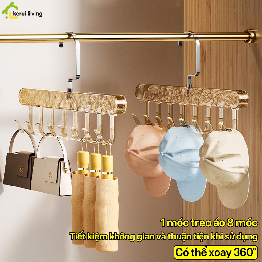 Salay 360 degree rotating hanger is convenient, the coat rack has many ...