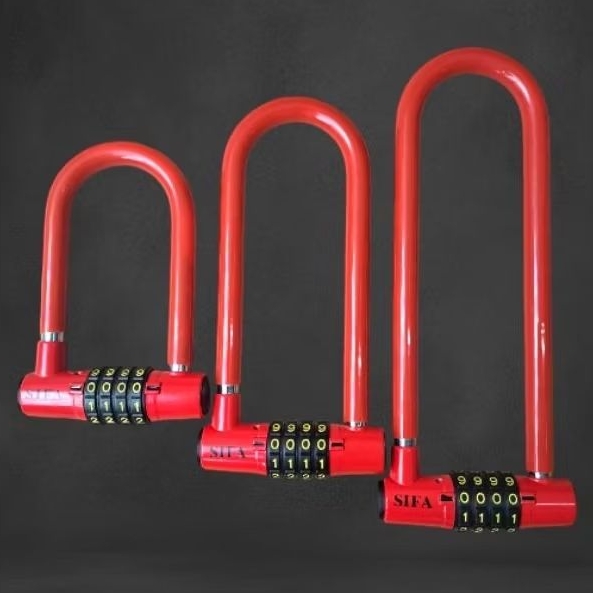 U-shaped digital lock with long frame in many inner sizes 10cm, 15cm ...