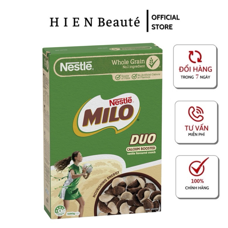 Nestle Milo Duo Calcium Boosted Vanilla Flavored Crunch 580g | Shopee ...