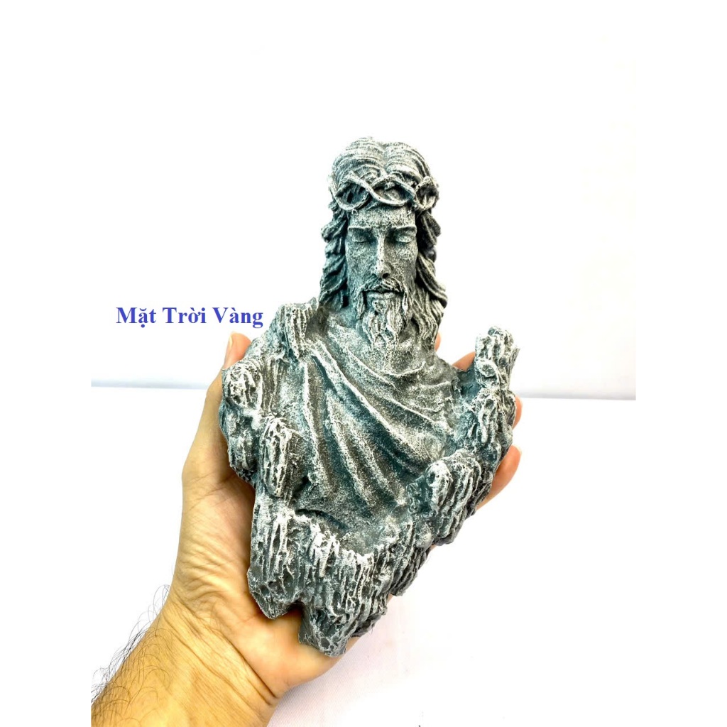 Statue of Jesus, Half-face statue, 24cm high - Miniature decoration (T1 ...