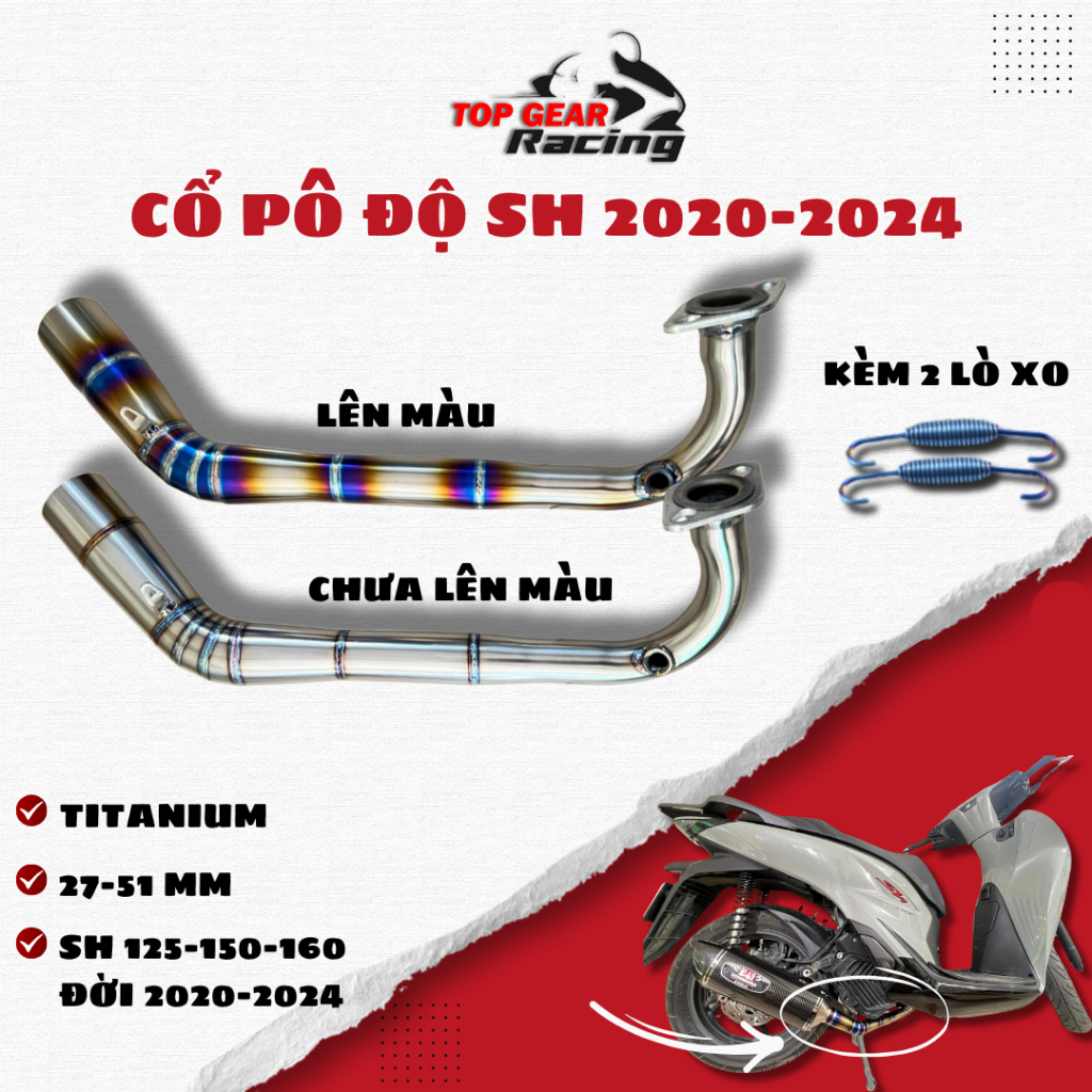 Titan SH 2020 - 2025 Muffler Fitting and Connecting Genuine Muffler ...