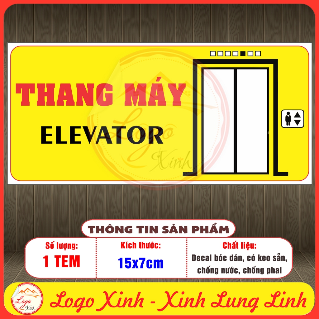 Logo STICKER SEA ONLY INDICATION OF ELEVATOR MACHINE LADDER, ONLY ...