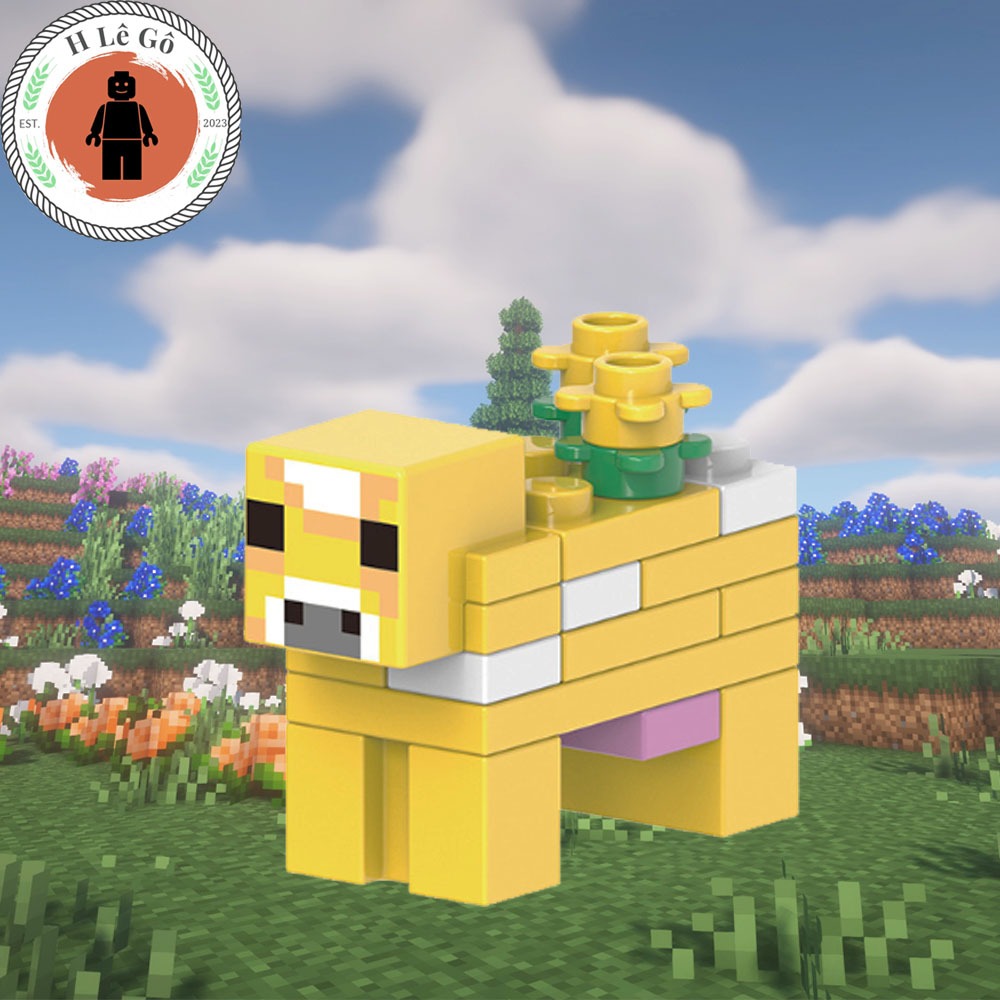 Minecraft Yellow Moobloom, brand new, fully sealed | Shopee Philippines