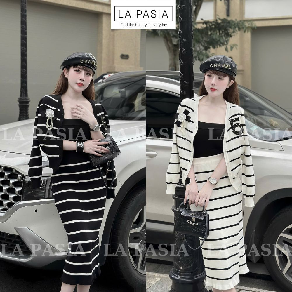 Luxury Long Bodycon Wool Dress Set with Jacket LAPASIA LP122 for Winter ...