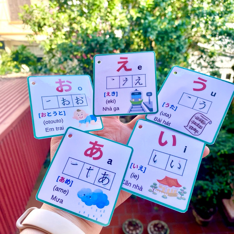 Flashcard-japanese alphabet learning cards Hiragana, Katakana | Shopee ...