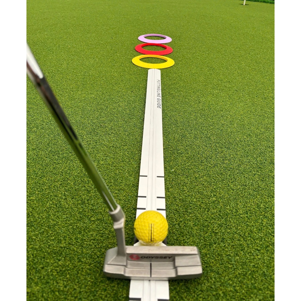 Golf putting alignment ruler improves ball shifting skills to practice ...
