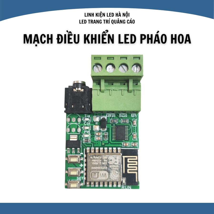 Wifi fireworks led control circuit (Optional Minh Khang circuit ...
