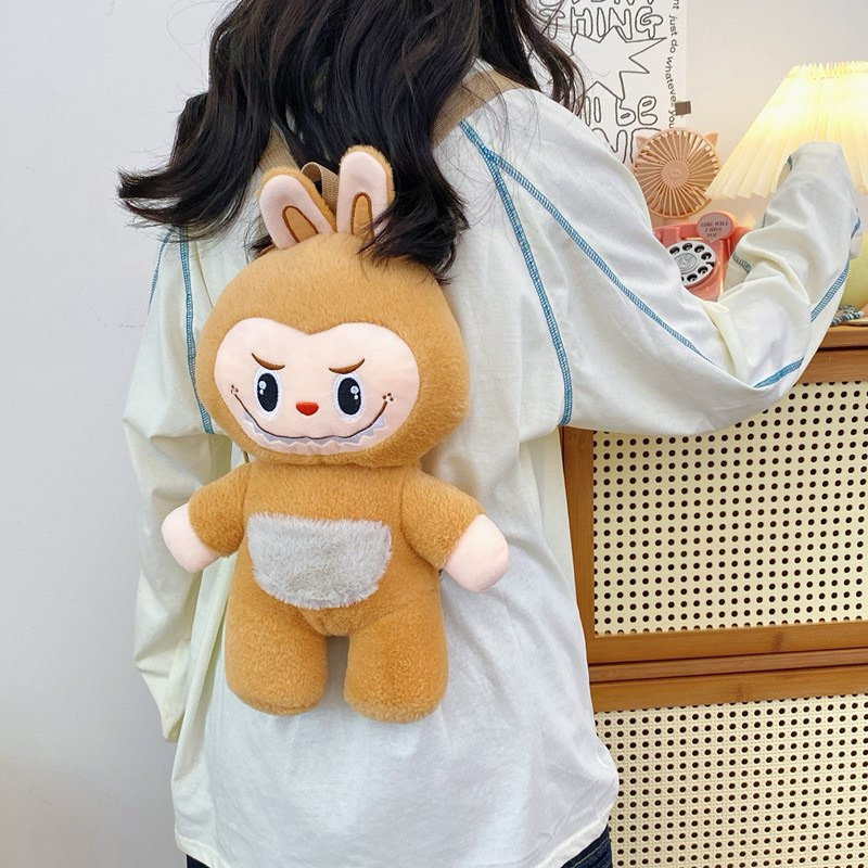 Cute Labubu stuffed backpack for children | Shopee Philippines
