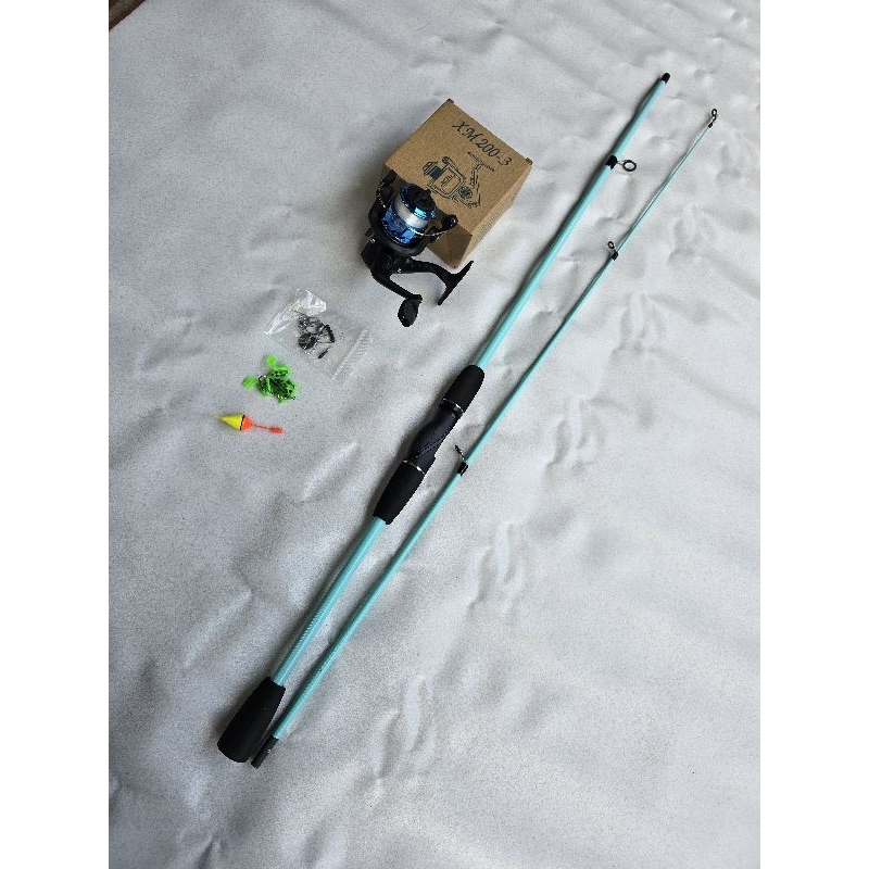 Blue dragon lure fishing rod set 1m65 1m8 2m1 and 200 reel comes with ...