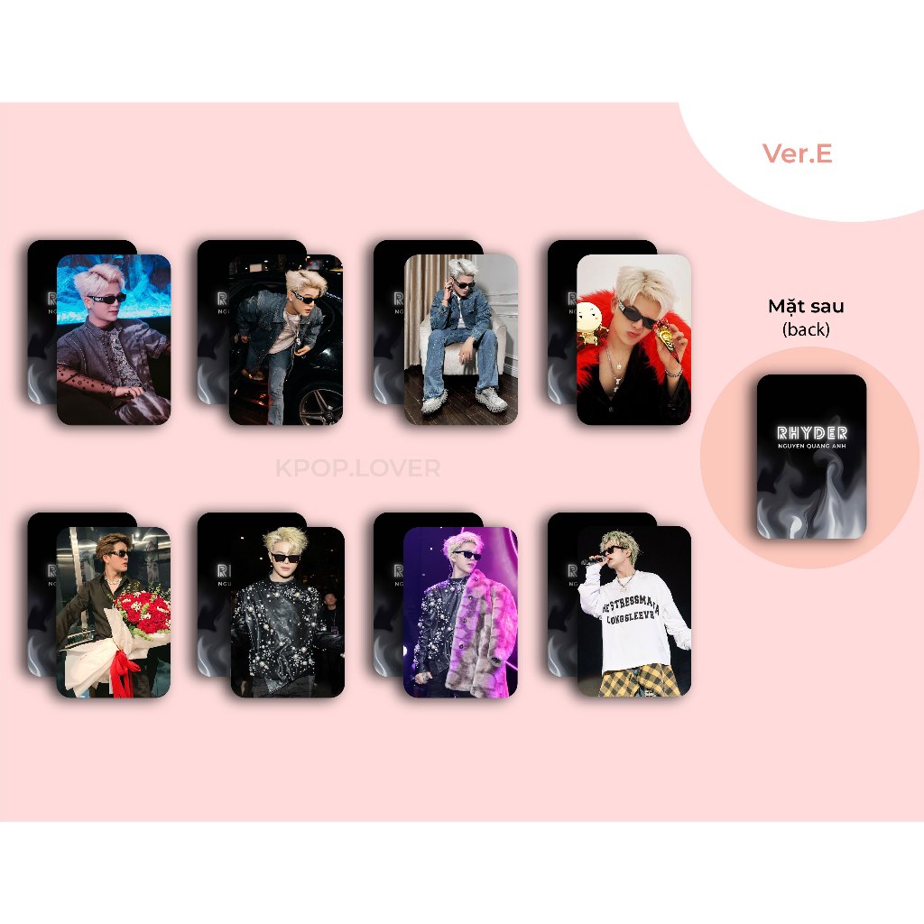 Set OF 8 CORNERED CARD Rhyder Quang Anh | Shopee Philippines