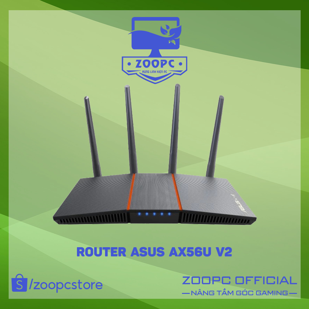 [95% PRODUCT] ASUS RT-AX56U V2 Wifi Router, Wifi 6, Dual Band AX1800 ...