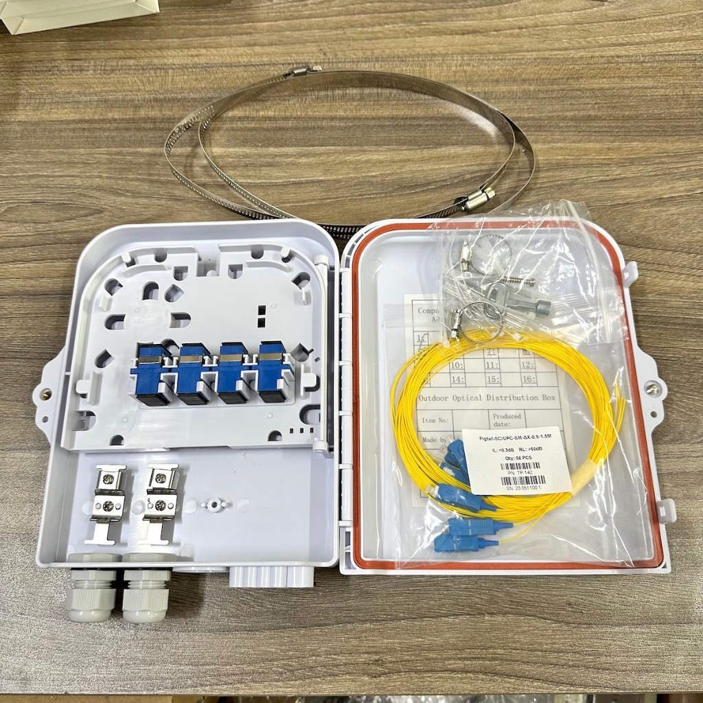 Outdoor plastic ODF box OTB-0208I 08FO SC/APC SC/UPC (Including SC/APC ...