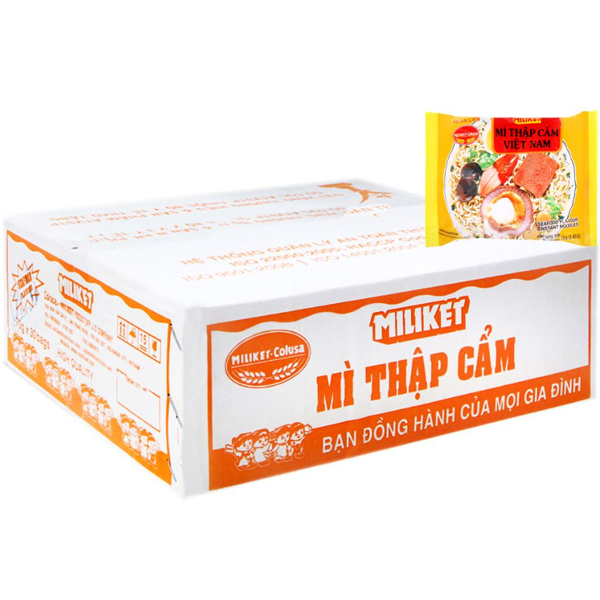 Carton of 30 packs of Miliket mixed noodles 70g | Shopee Philippines