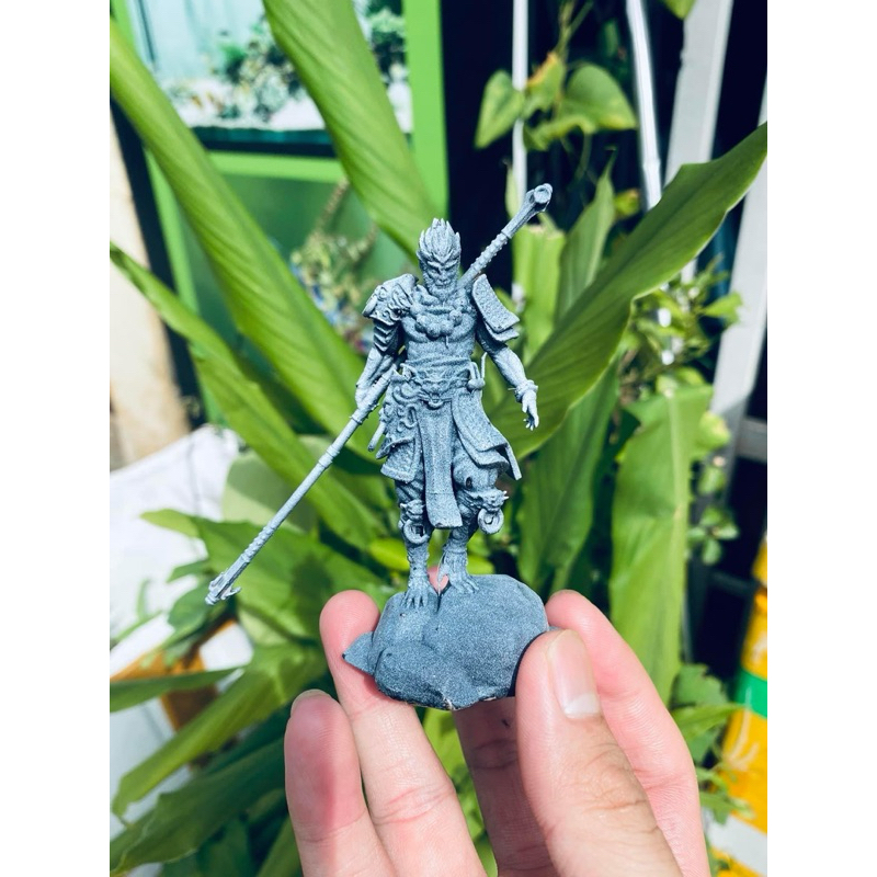 3D Printed Black Myth Wukong Statue for Aquarium and Small Landscape ...