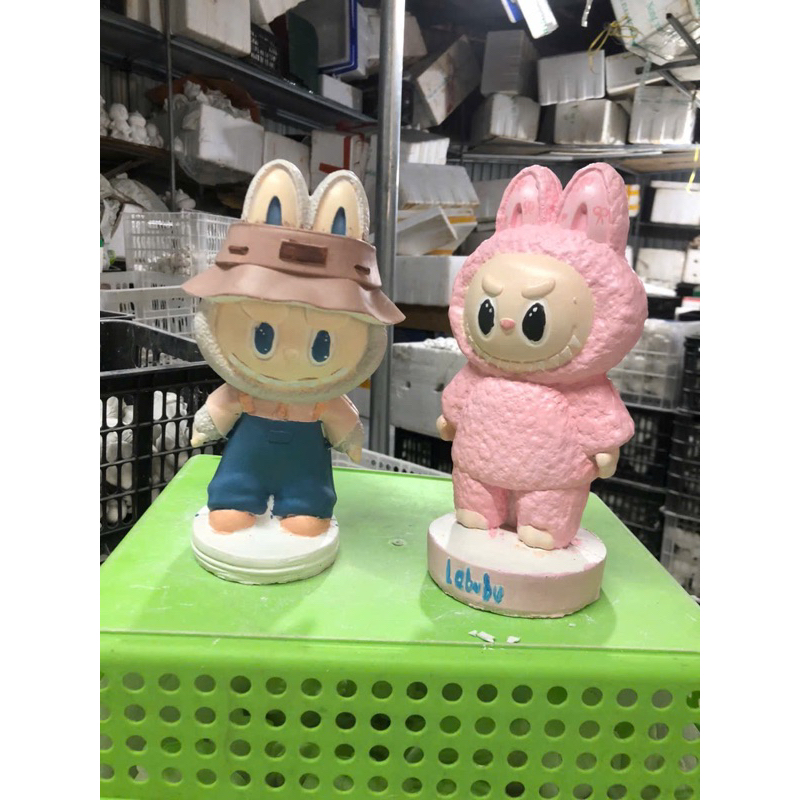 (free 6 colors 1 pen) super cute labubu boy plaster statue | Shopee ...