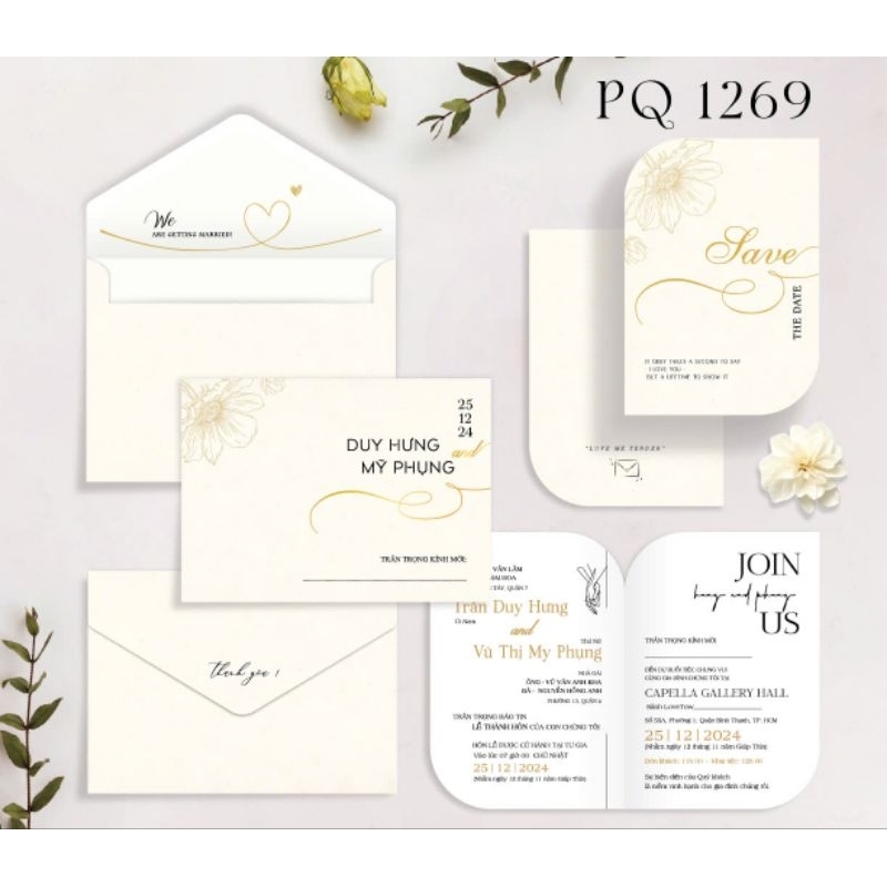 New model laminated wedding invitation, fully printed content as ...