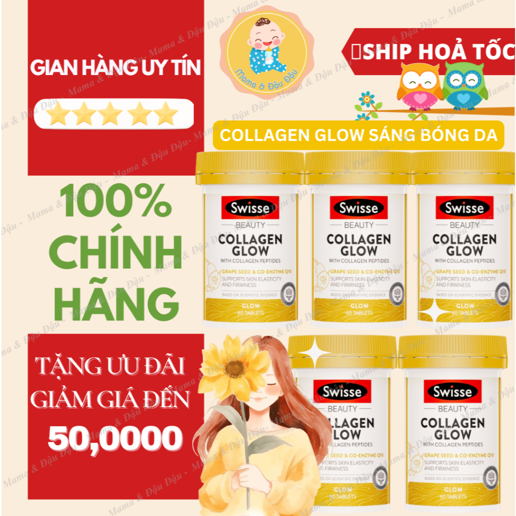 [New model][Genuine][Australia] SWISSE COLLAGEN GLOW pills tighten skin ...