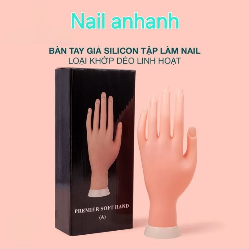 [Super Cheap] Silicone prosthetic hand for nail learning, fake hand for ...