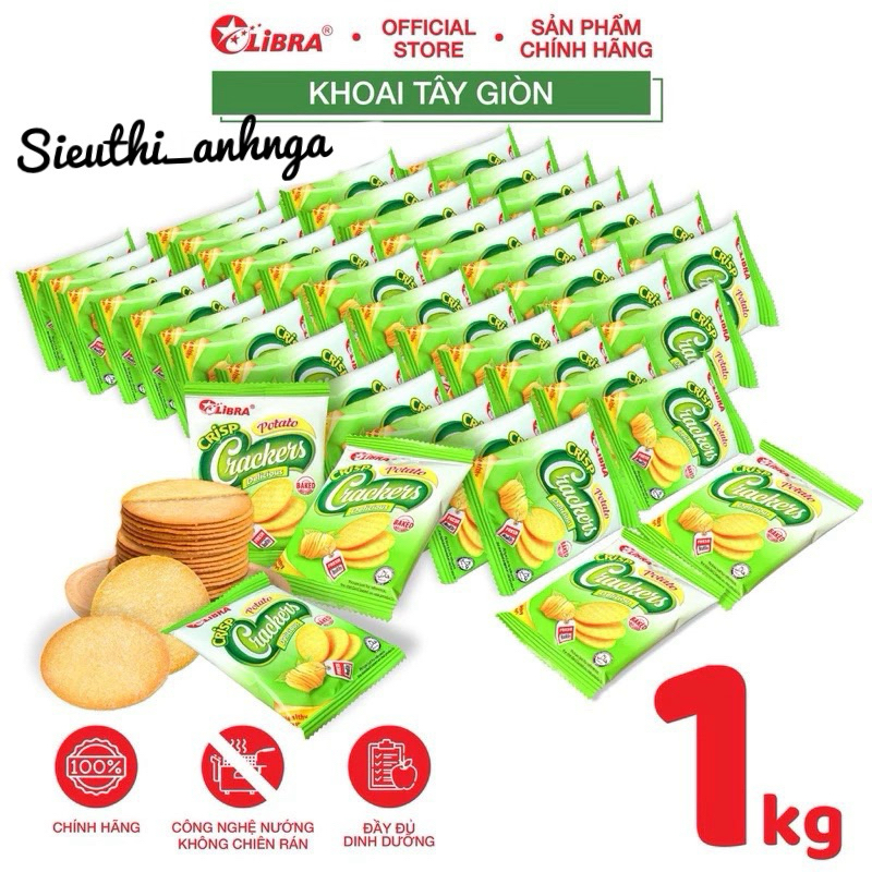 LIBRA Atela Potato Cracker Bag 500g - 1kg | Shopee Philippines