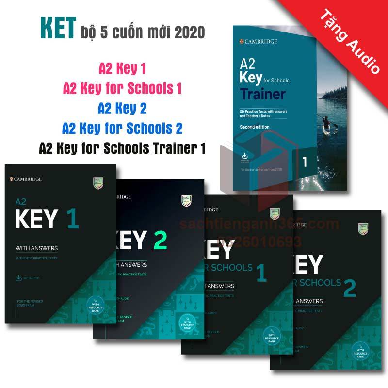 Ket practice book - A2 Key Trainer A2 Key for schools set of 5 books ...