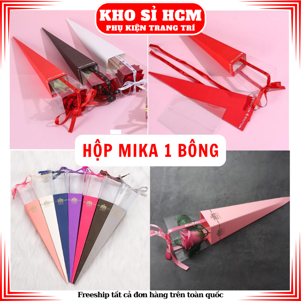 Combo of 50 mika boxes containing 1 flower. Bag of 1 mica flower ...