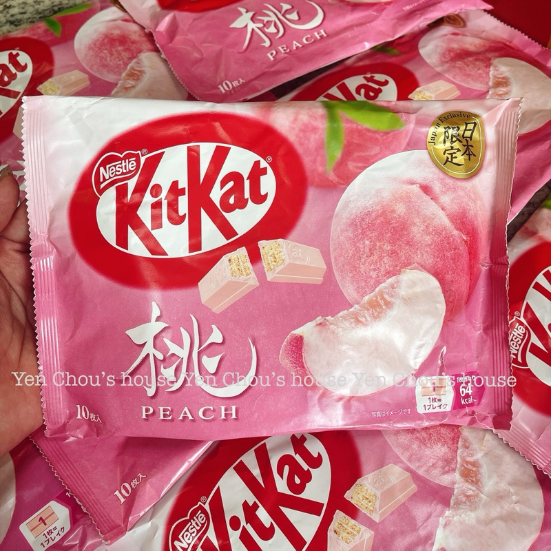 Kitkat Japanese peach flavor 10 bars | Shopee Philippines