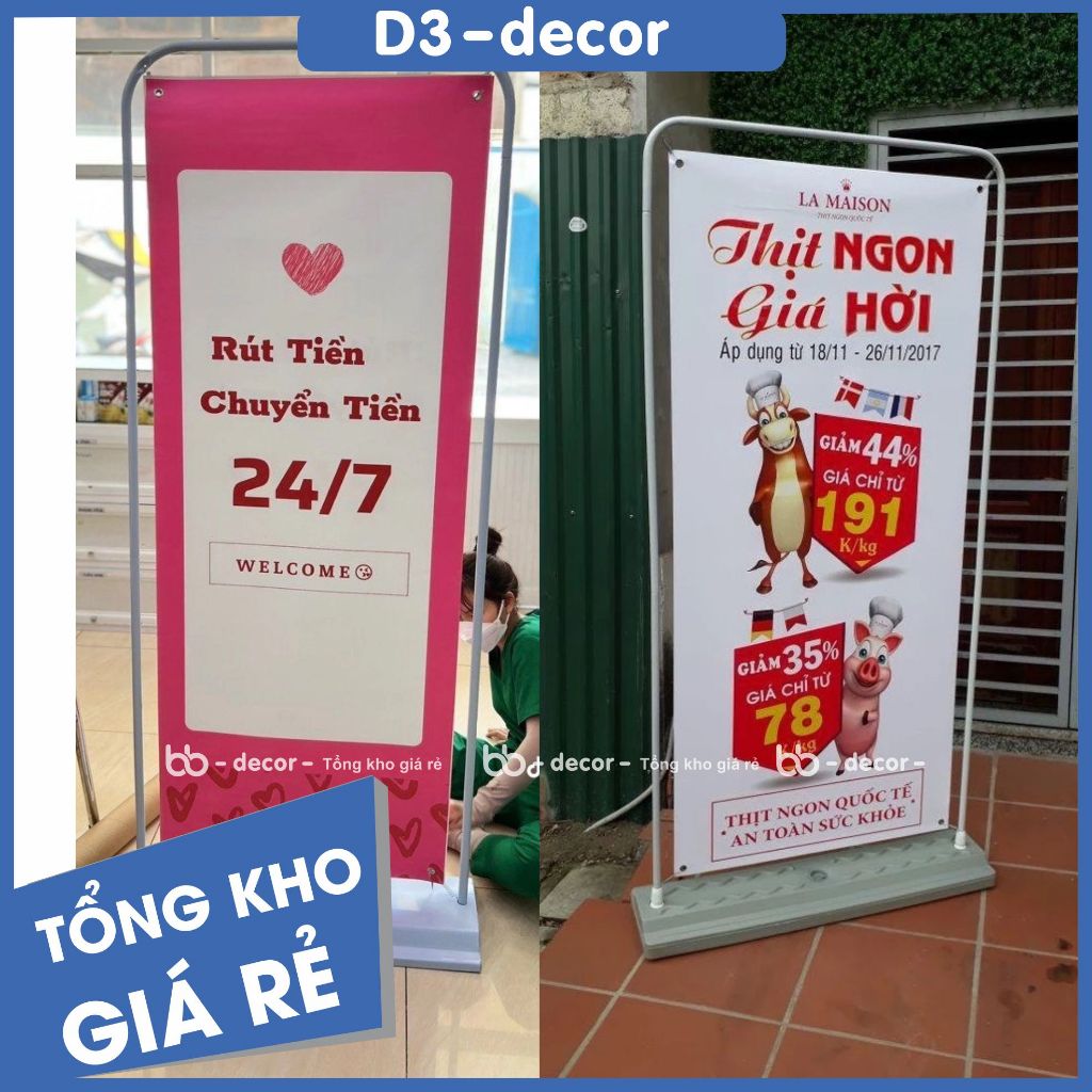 Door-style Standee with plastic base, windproof Standee, water ...