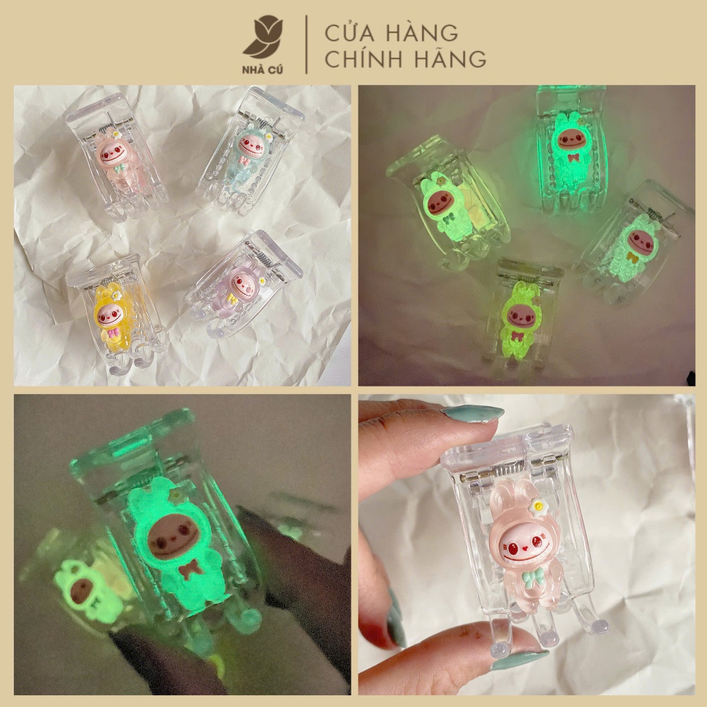 Labubu 5-Tooth Glowing Crab Clamp OWL'S HOUSE Pastel Candy Color 5936 ...