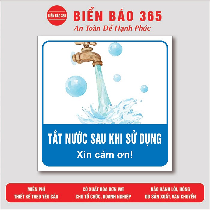 Reminder sign to save water, use water to save | Shopee Philippines