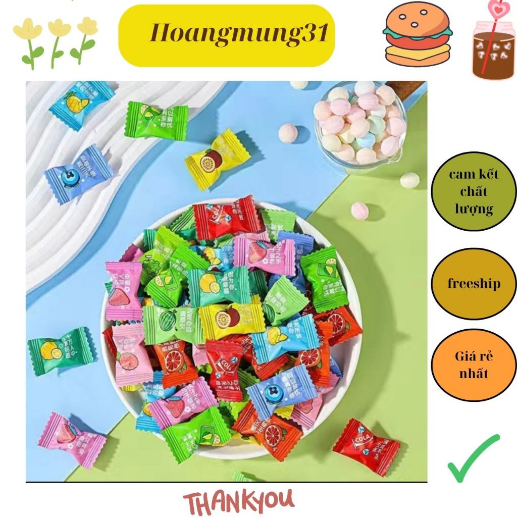 500G Delicious Sugar-Free Vitamin C Fruit Candy, The Cool Mixed ...