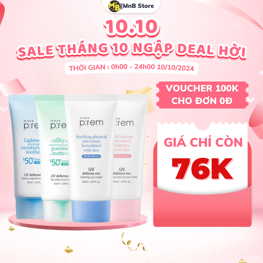 Make Prem UV Defense Me Make P:rem Sunscreen SPF50+ PA++++ 50ml ...
