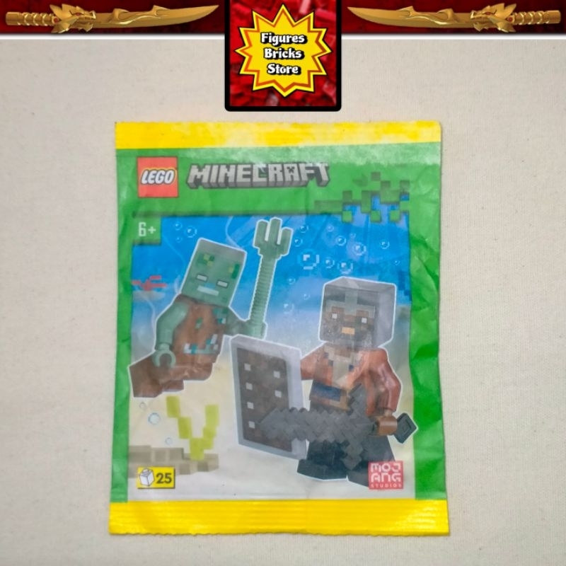 [GENUINE Lego] Foil Bag Minecraft Characters (Drowned and Minecraft ...