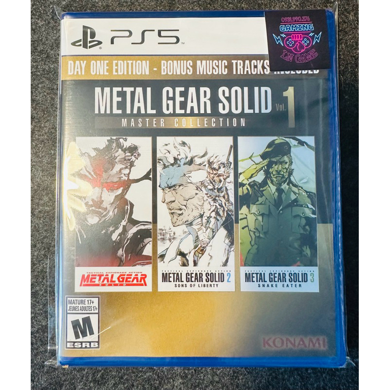 Ps5 Game Disc :Metal Gear Solid: Master Collection Vol.1 | Shopee ...