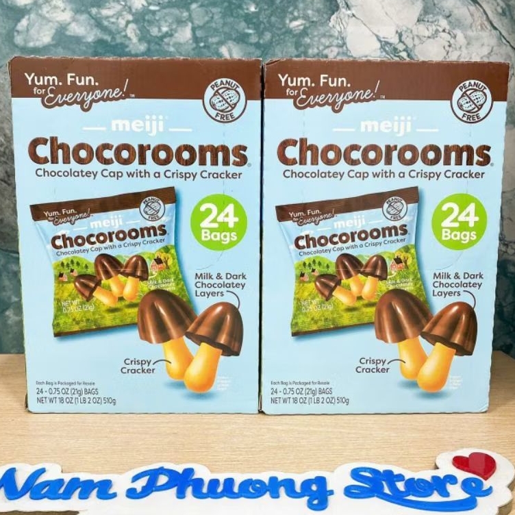 [ Date 05/25 ] Meiji Chocorooms milk chocolate mushroom cake 510g | Shopee Philippines