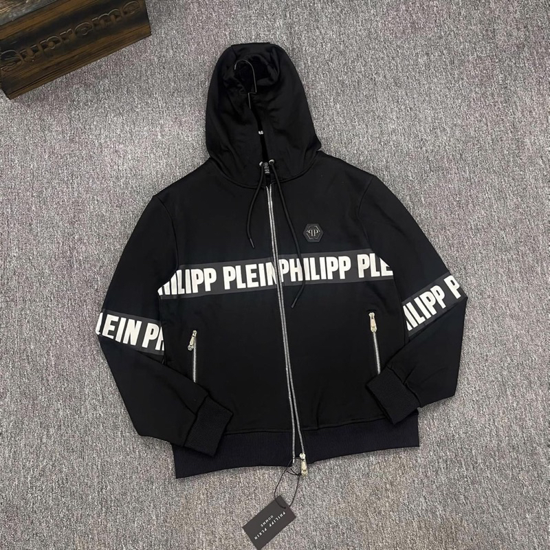 Jacket With philipp strap border and stone back with qp buckle engraved ...