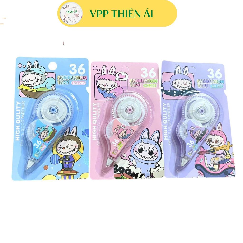 Labubu large adjustable tape eraser pen - VPP Thien Ai TA045 | Shopee ...