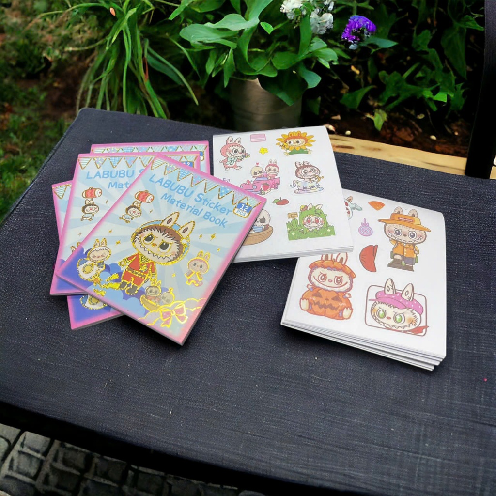 【LABUBU Sticker - LABUBU PAPER STICKER SIZE-】Labubupu Stiker, POP MART ...