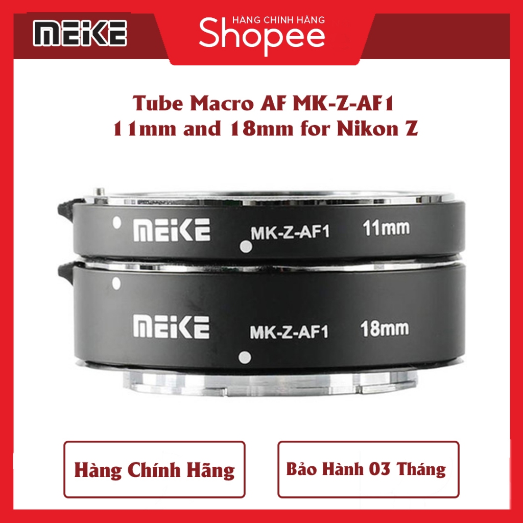 Macro Shooting Support Mount - Macro Tube AF MK-Z-AF1 11mm and 18mm for ...