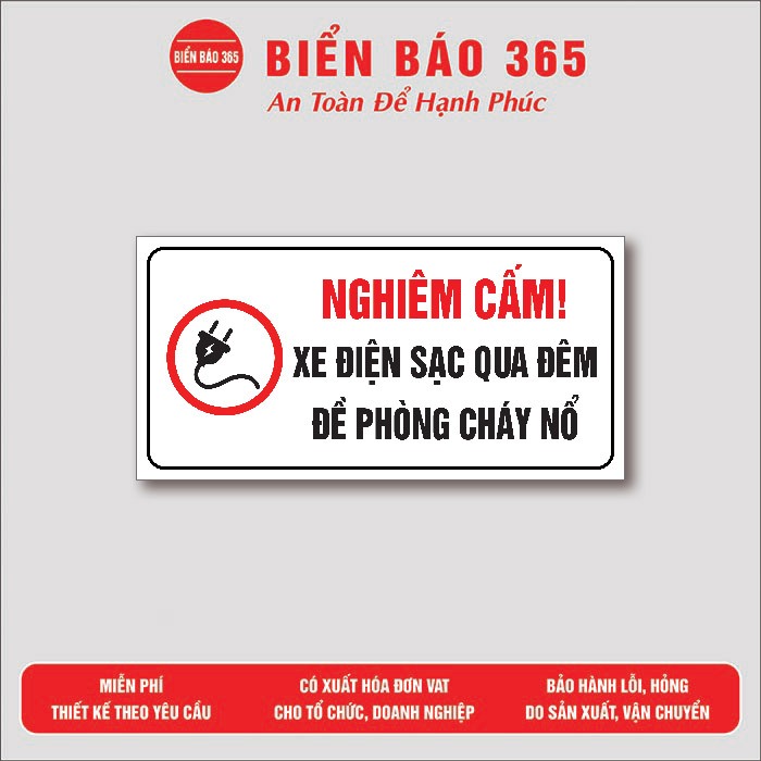 Signs do not charge electric vehicles overnight, prevent house fire and ...