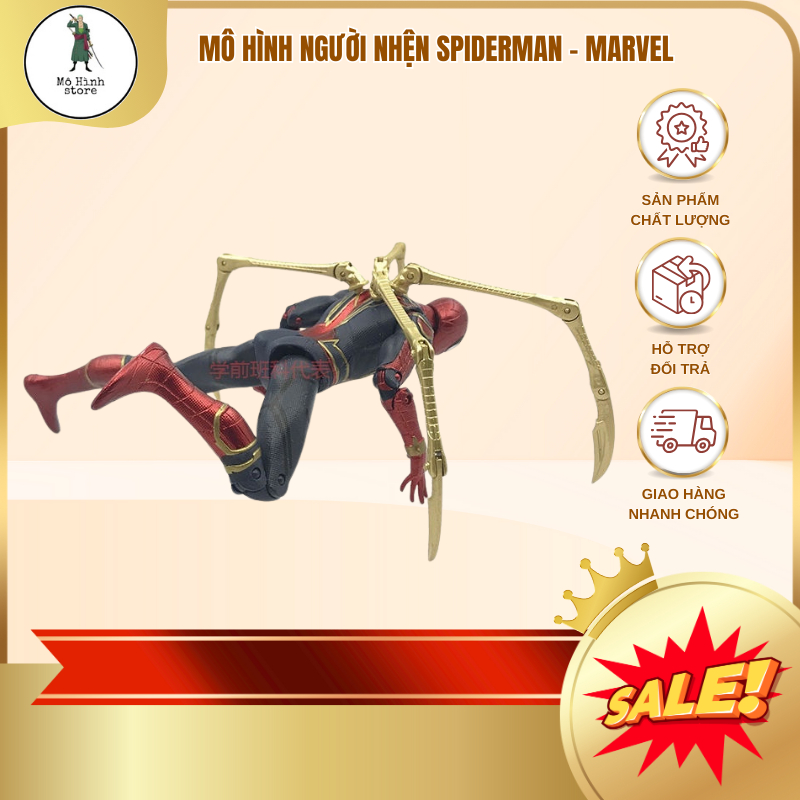 Spiderman - Marvel model (with moving joints and led lights) with sharp ...
