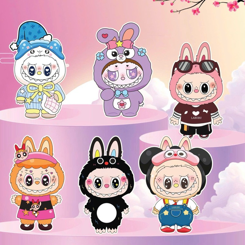 Wholesale 500c Chibi Red Envelopes Super Hot Model LABUBU Thick Hard ...