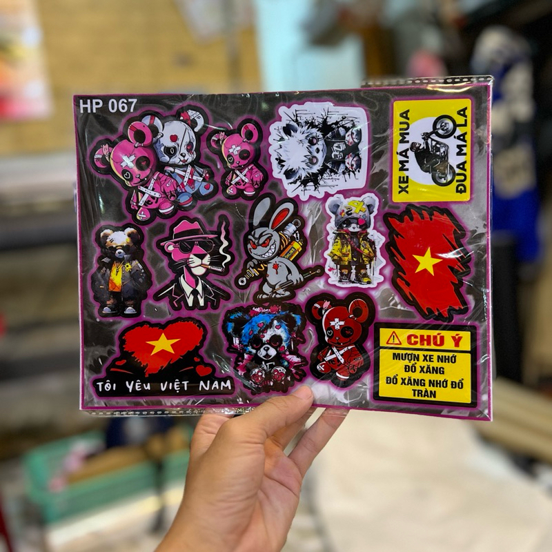 Stickers, mini stickers for electric vehicles, motorbikes, cabinets ...